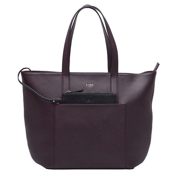 LUSH WOMEN'S TOTE BAG - CHARCOAL BLACK - tohl